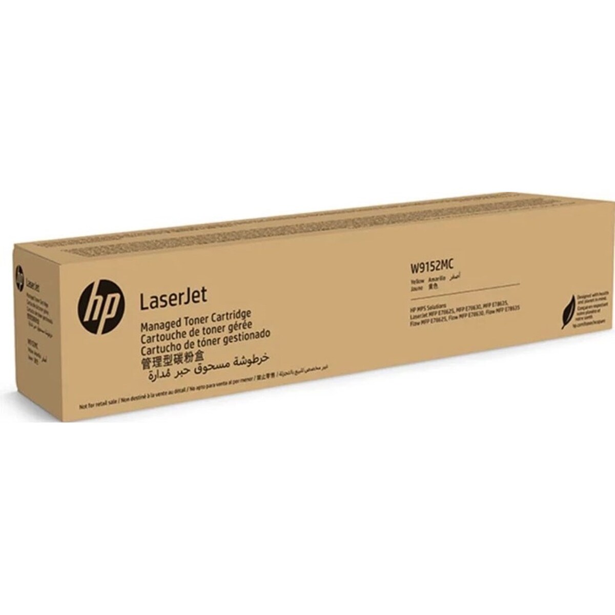 Toner HP W9152MC Amarelo Original E78625 E78630 E78635